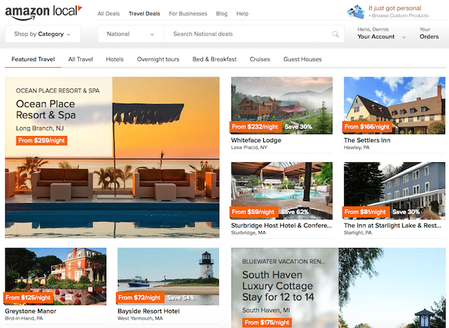 Amazon Travel Launches New Brand, Amazon Destinations